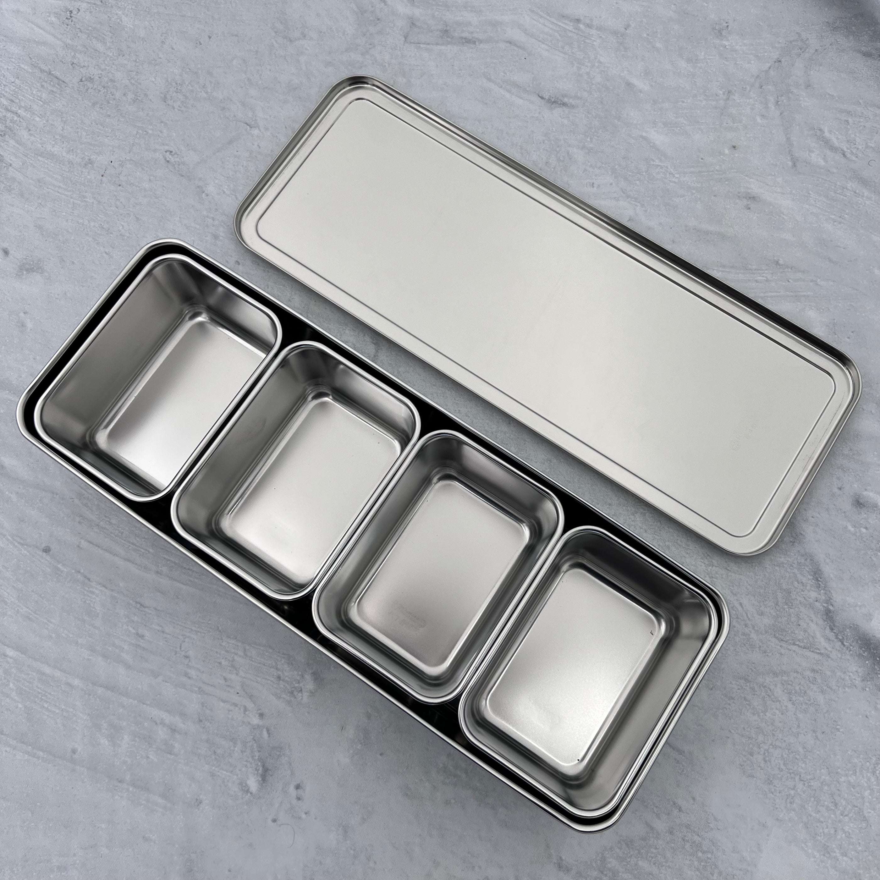 Yakumi Pans Stainless Steel Condiment Dispenser Full #R 4 Inserts ...